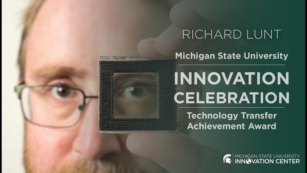 2022 Technology Transfer Achievement Award: Richard Lunt - YouTube