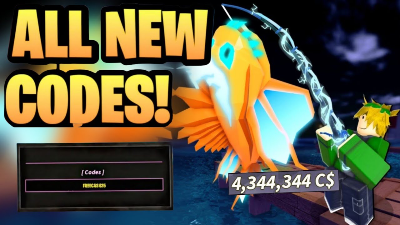 ⚠️NEW⚠️ ROBLOX FISCH CODES 2025 - FISCH CODES - CODE FISCH - YouTube