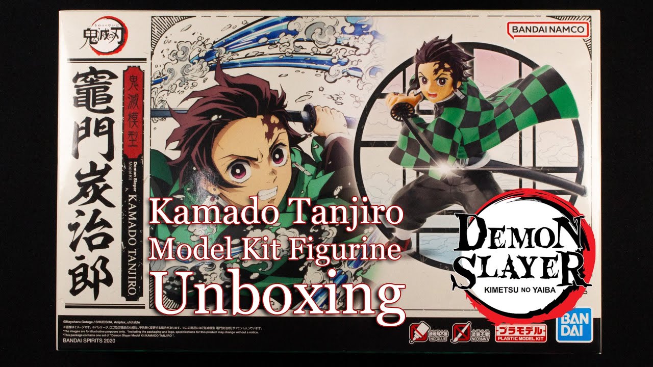 Tanjiro - Demon Slayer (鬼滅の刃) Model Kit Figure [Part 1 of 2: Unboxing ...