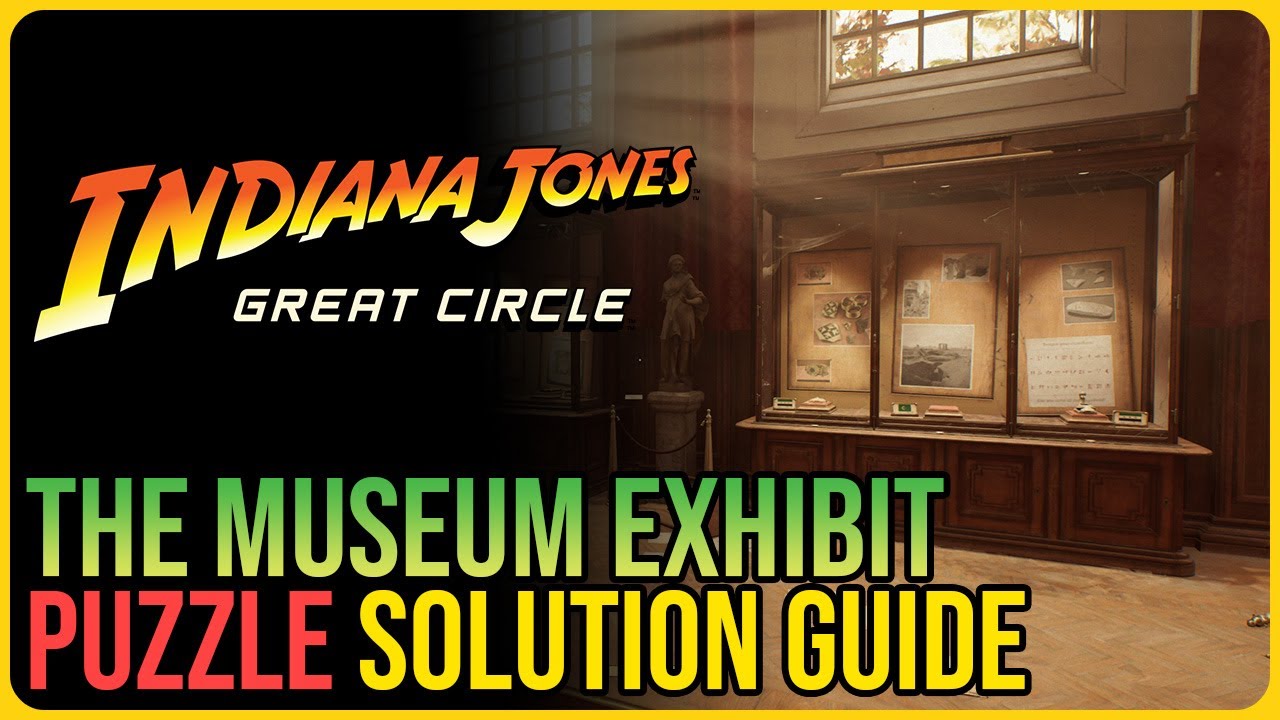 Museum Exhibit Puzzle – Indiana Jones and the Great Circle - YouTube