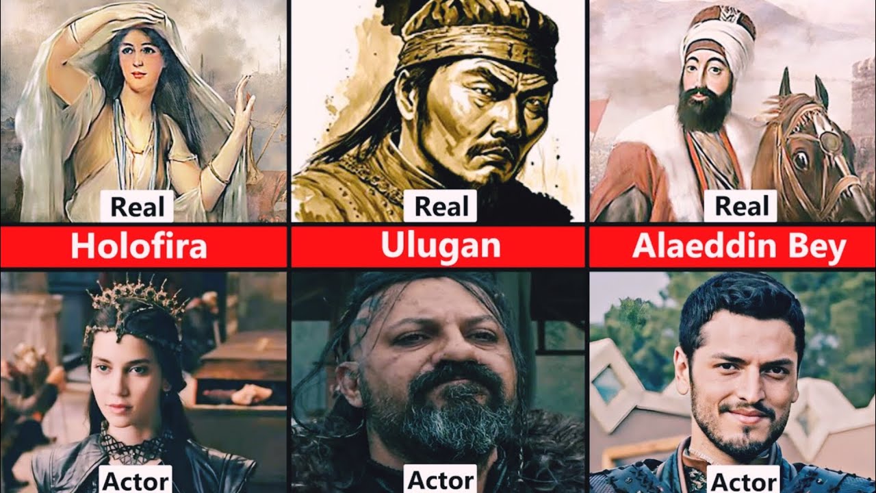 Kurulus Osman and Dirilis Ertugrul Character's Real Pictures - YouTube
