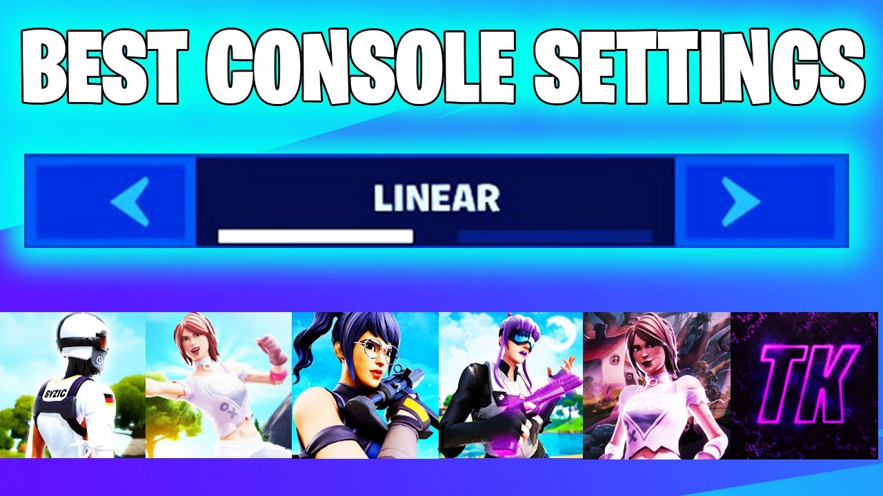 Best Console Settings For Competitive Fortnite - YouTube