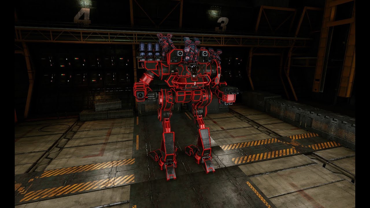 MechWarrior Online - KitFox Support Mech - Kfx-P - YouTube
