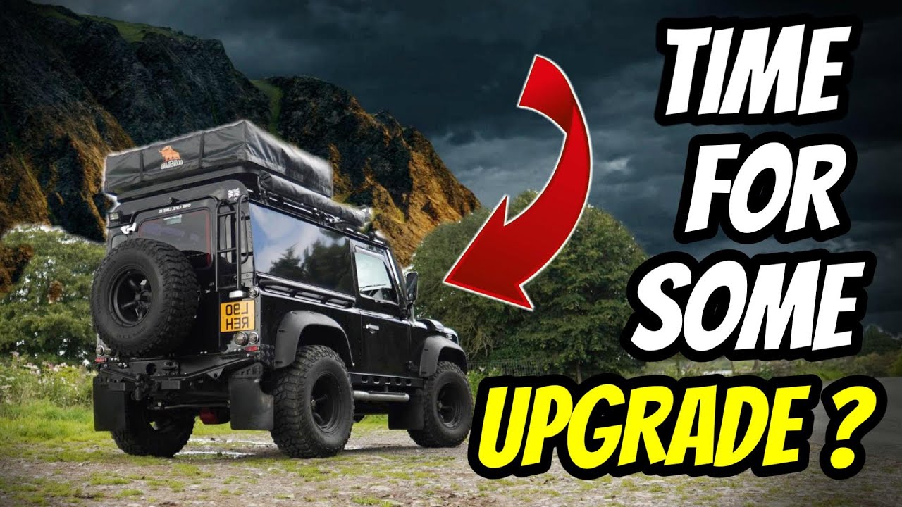 DEFENDER NEW DOOR HINGES LED PUDDLE MIRROR ARMS OPTIMILL... - YouTube