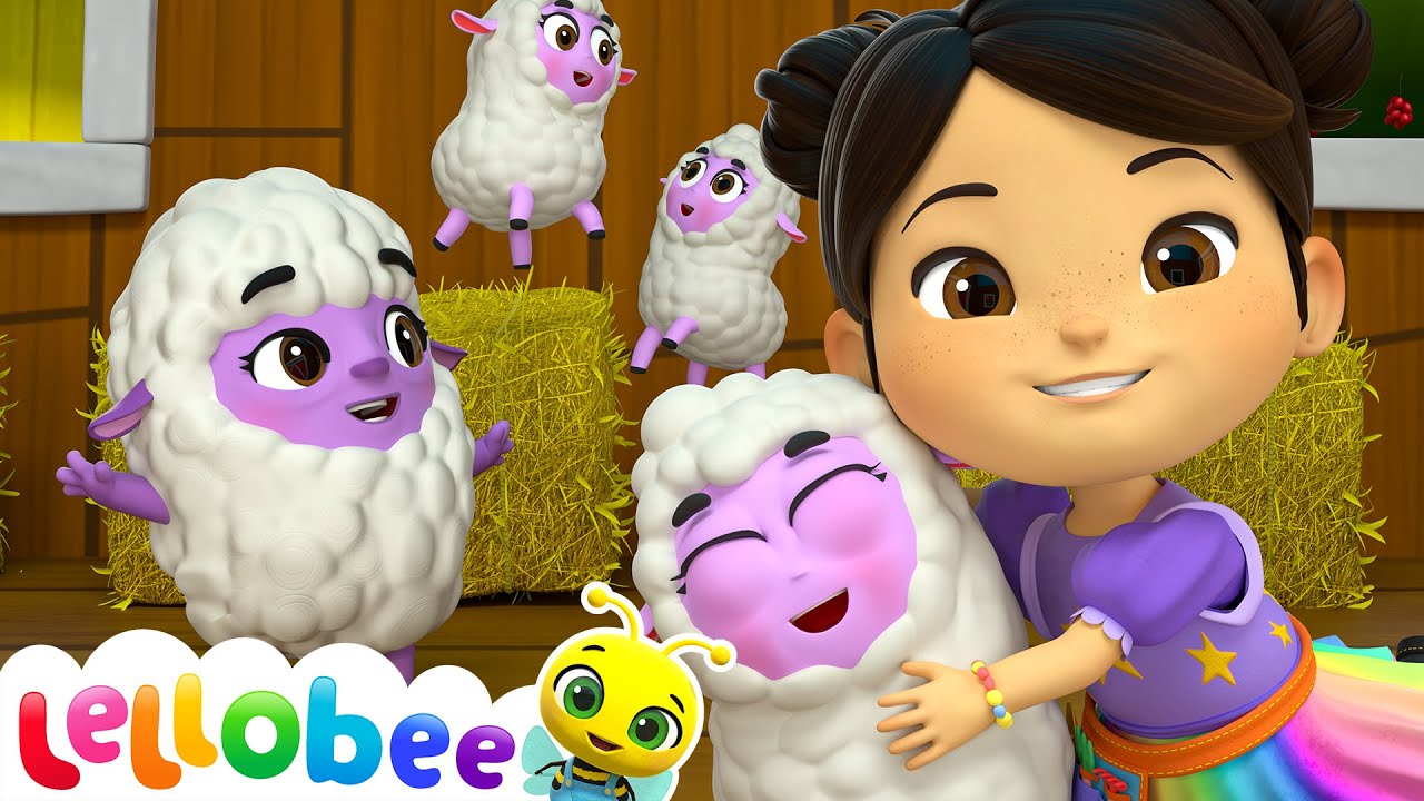 Big Sister Lettie! Baa Baa Sheep Song | Lellobee Nursery Rhyme Songs ...