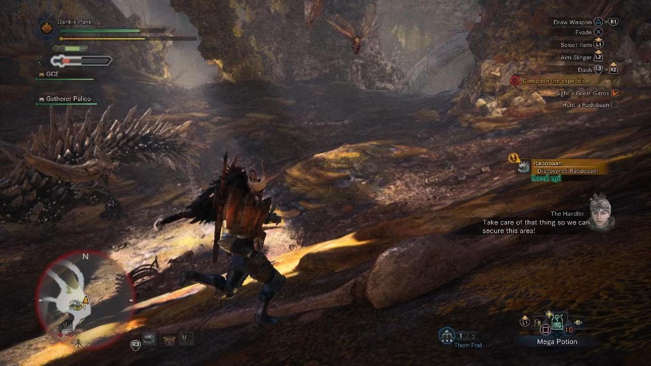 MHW Radobaan Encounter (Long Sword) - YouTube
