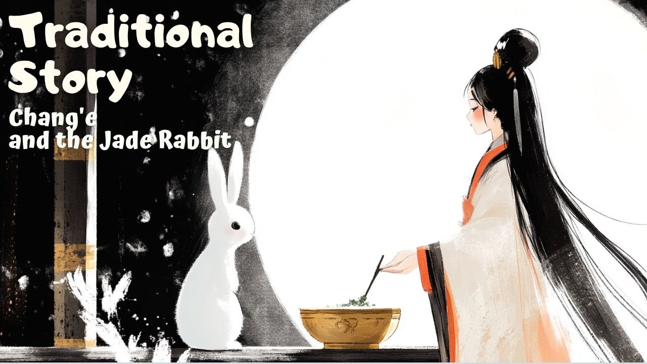 🌕 The Traditional Story of Chang'e and the Jade Rabbit| Magical Bedtime ...