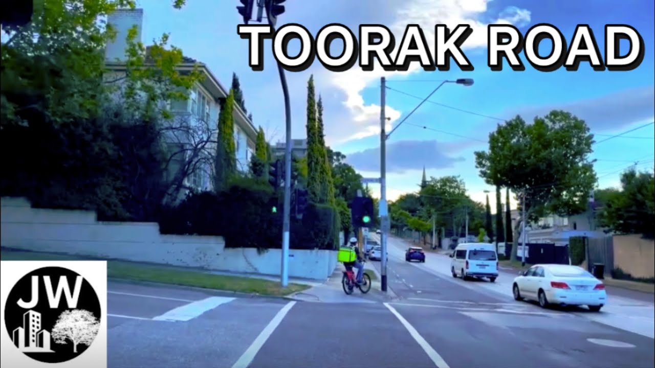 Toorak Road Walk, Melbourne's Affluent Suburb, Victoria, Australia ...