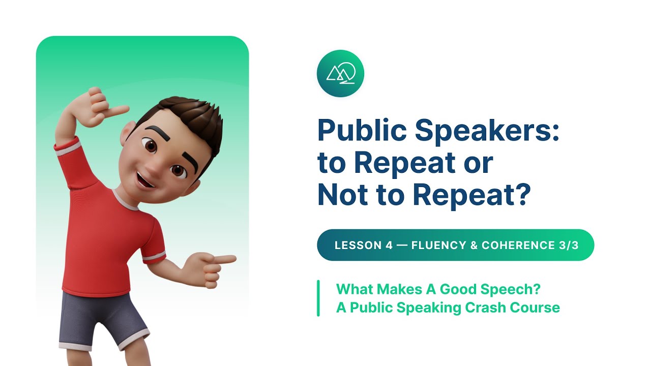 Public Speakers: to Repeat or Not to Repeat? - YouTube