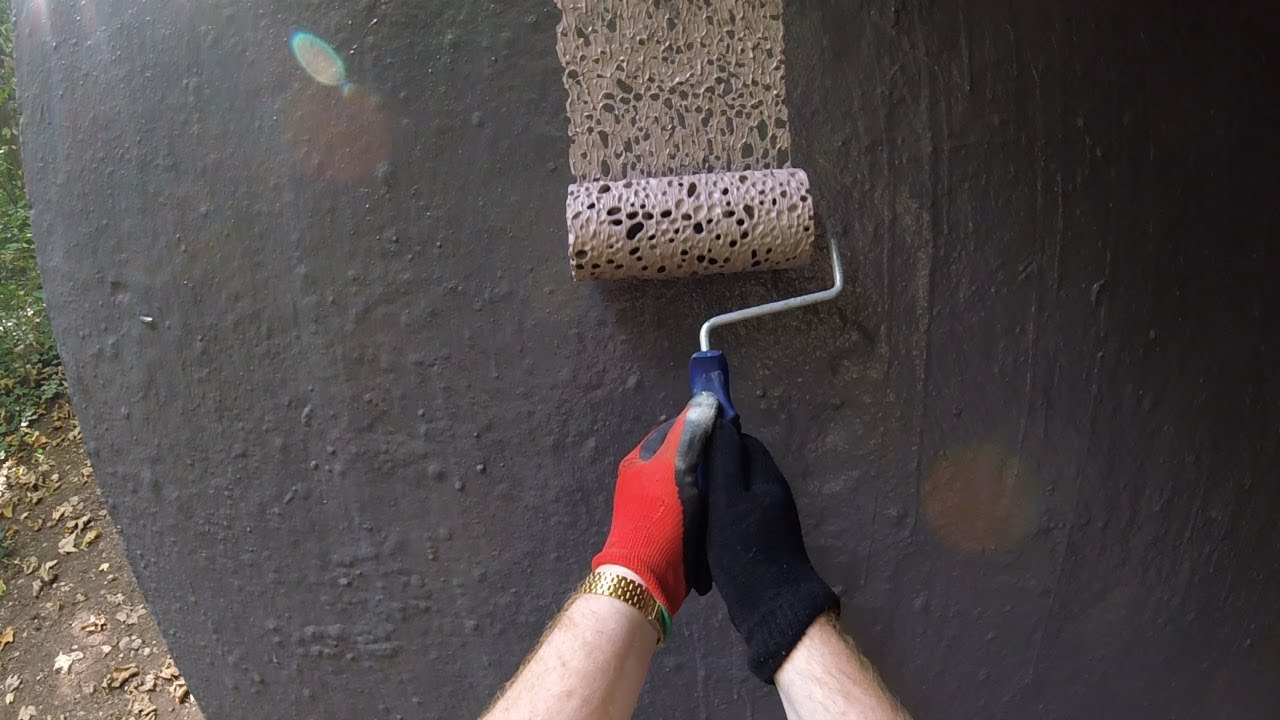 SIMPLE GRAFFITI LETTERS WITH A SPECIAL PAINT ROLLER (LAST TEST ...
