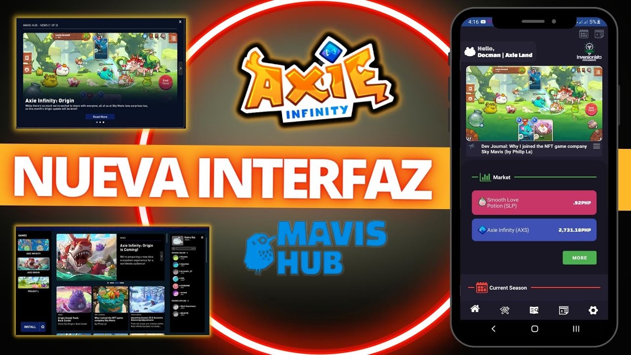 Como Seria La Actualizacion De Mavis Hub? Axie Infinity Origins - YouTube