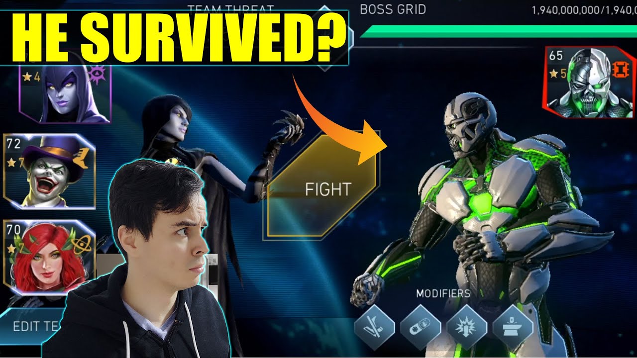 This Boss Survived LOA + Raven Injustice 2 Mobile - YouTube