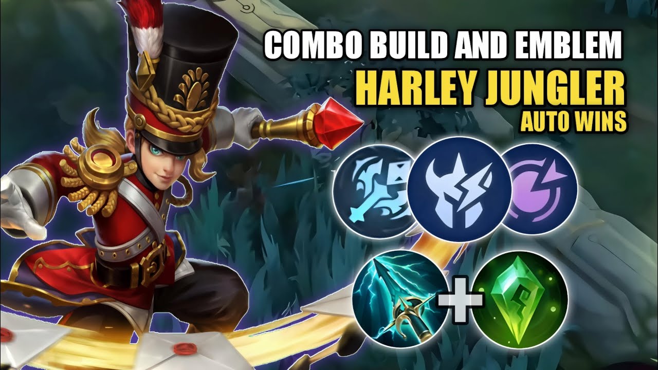 COMBO BUILD HARLEY JUNGLER | HARLEY BEST BUILD AND EMBLEM TO RANK FAST ...