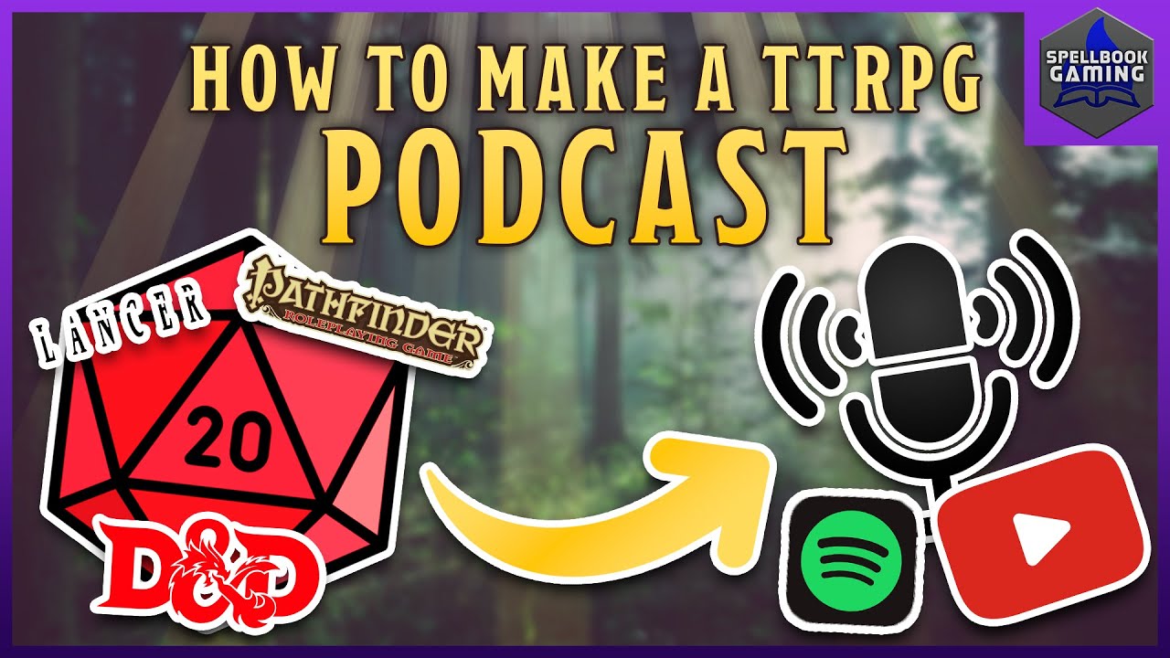 How To Make Your Own TTRPG Video Podcast - Full Tutorial! - YouTube