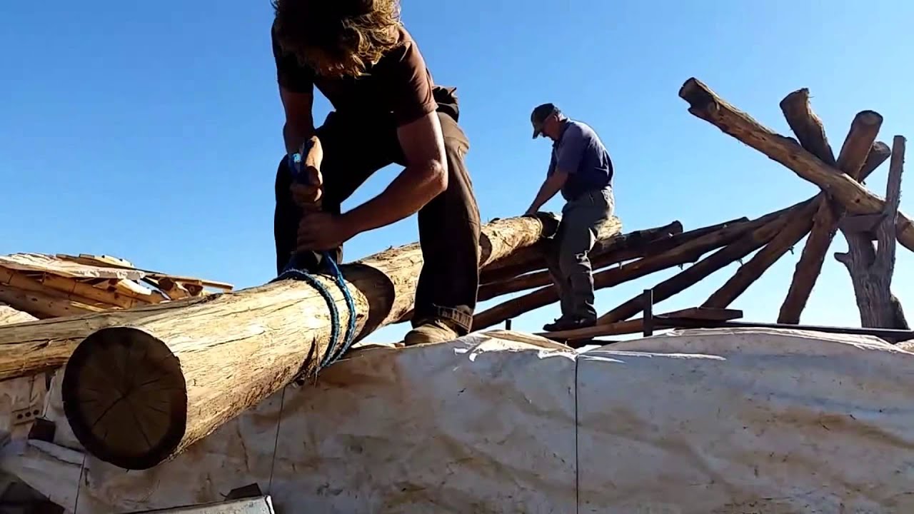 Reciprocal Frame Roof - YouTube