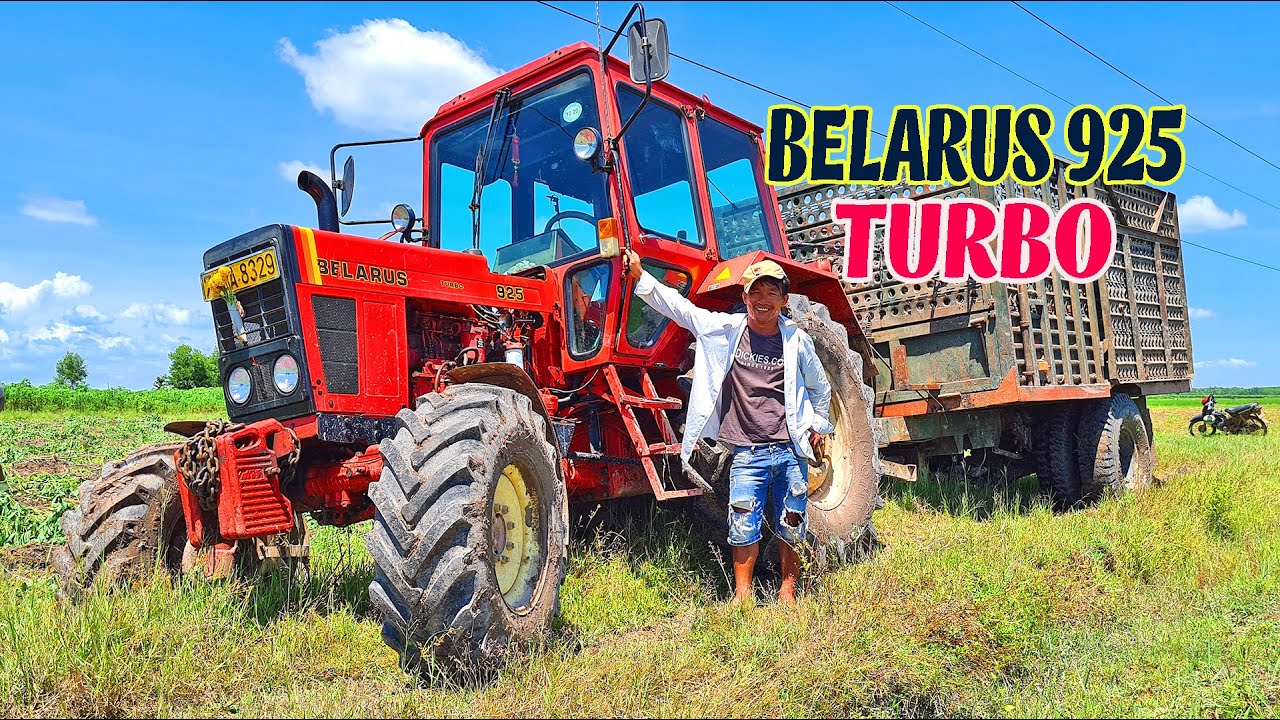 Anh em Tài xế mê mẩn máy cày Turbo Belarus 925 quá đẹp kéo mì 3 mùa mà ...