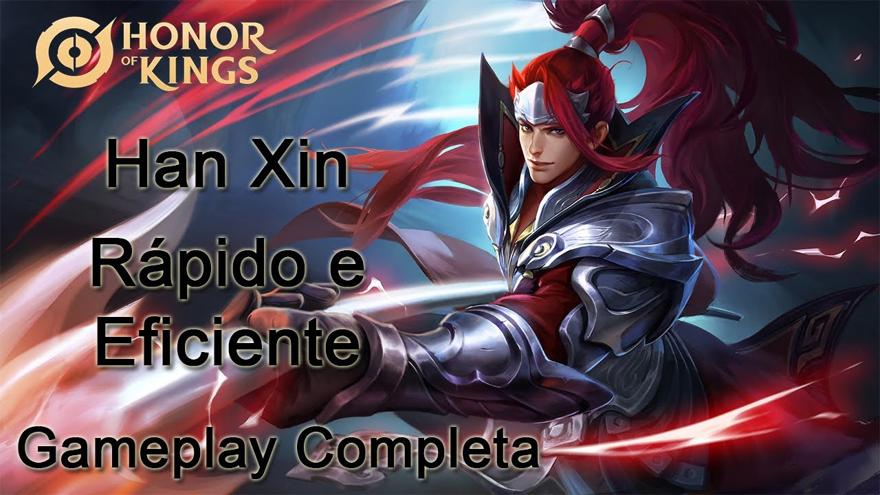 GAMEPLAY COMPLETA HAN XIN - ARCANAS + BUILD - YouTube
