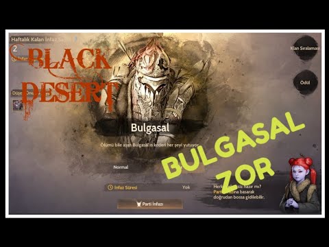 BLACK DESERT KARA TAPINAK BULGASAL ZOR SEVİYE #bdo - YouTube