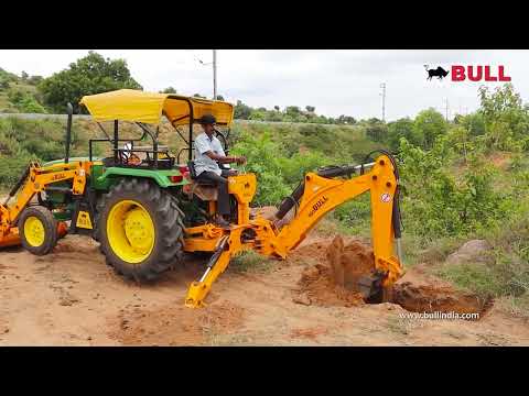 Agri Bull Backhoe Loader on John Deere Indian's No 1 Tractor Attachment ...