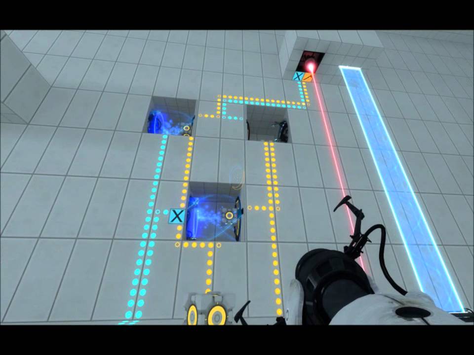 Portal 2 - Logic Gates and Adders - YouTube