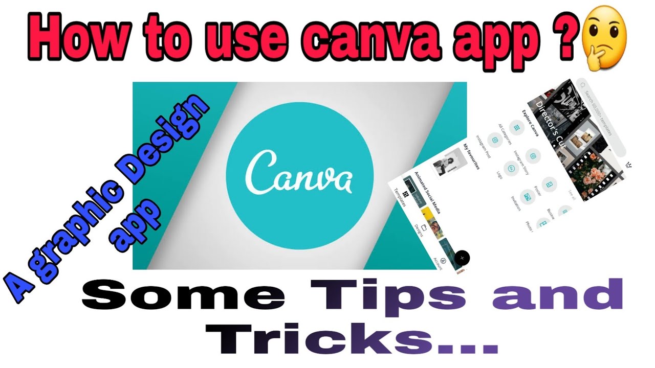 II Canva App(A graphic Design tool) II Free Tools, Logo Design, Book ...