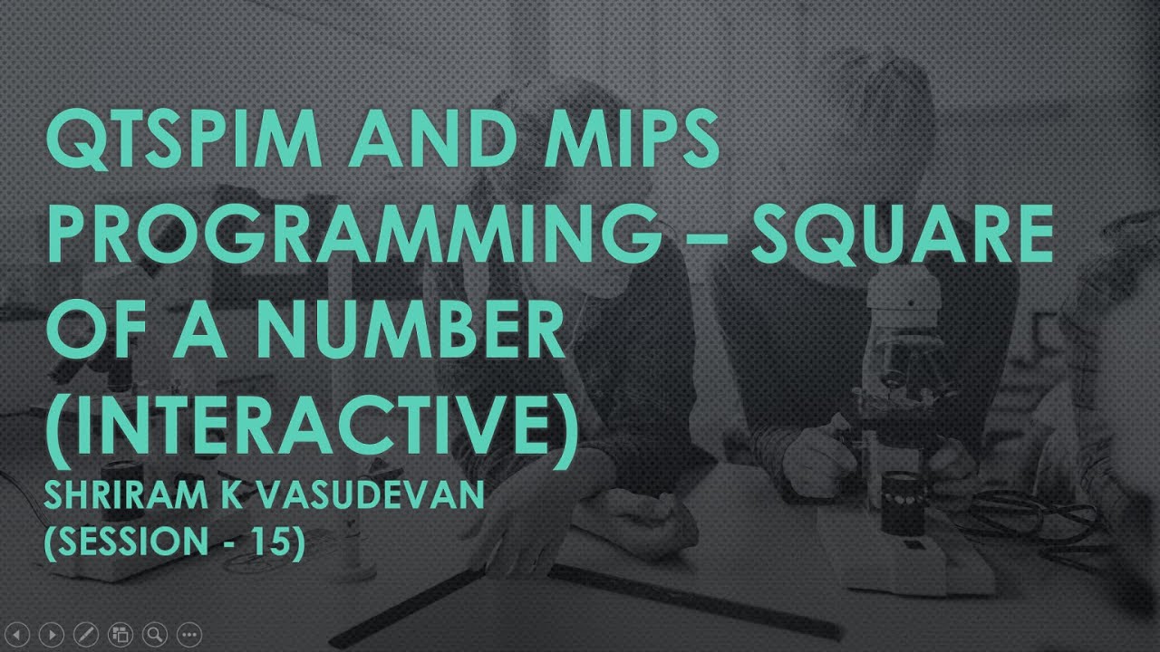 15. Square of a number with MIPS and QTSPIM - YouTube