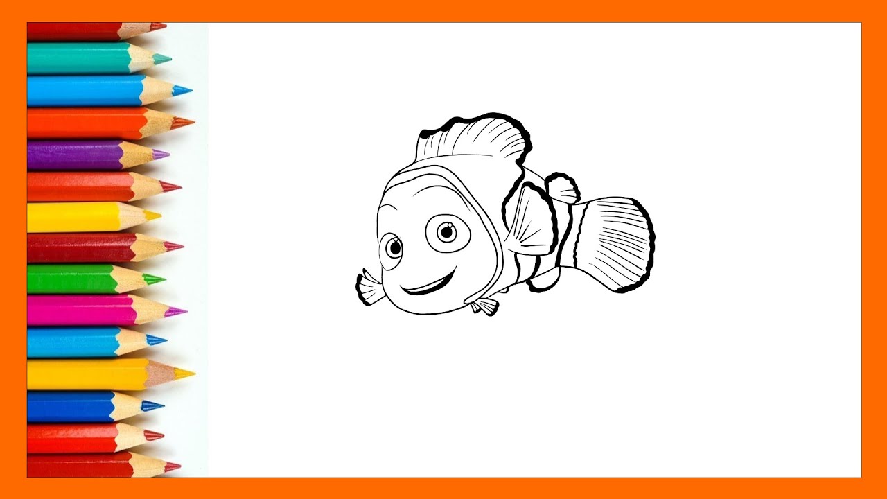 ÇOCUKLAR İÇİN KAYIP BALIK NEMO BOYAMA | HOW TO PAİNT NEMO | PAİNT FOR ...