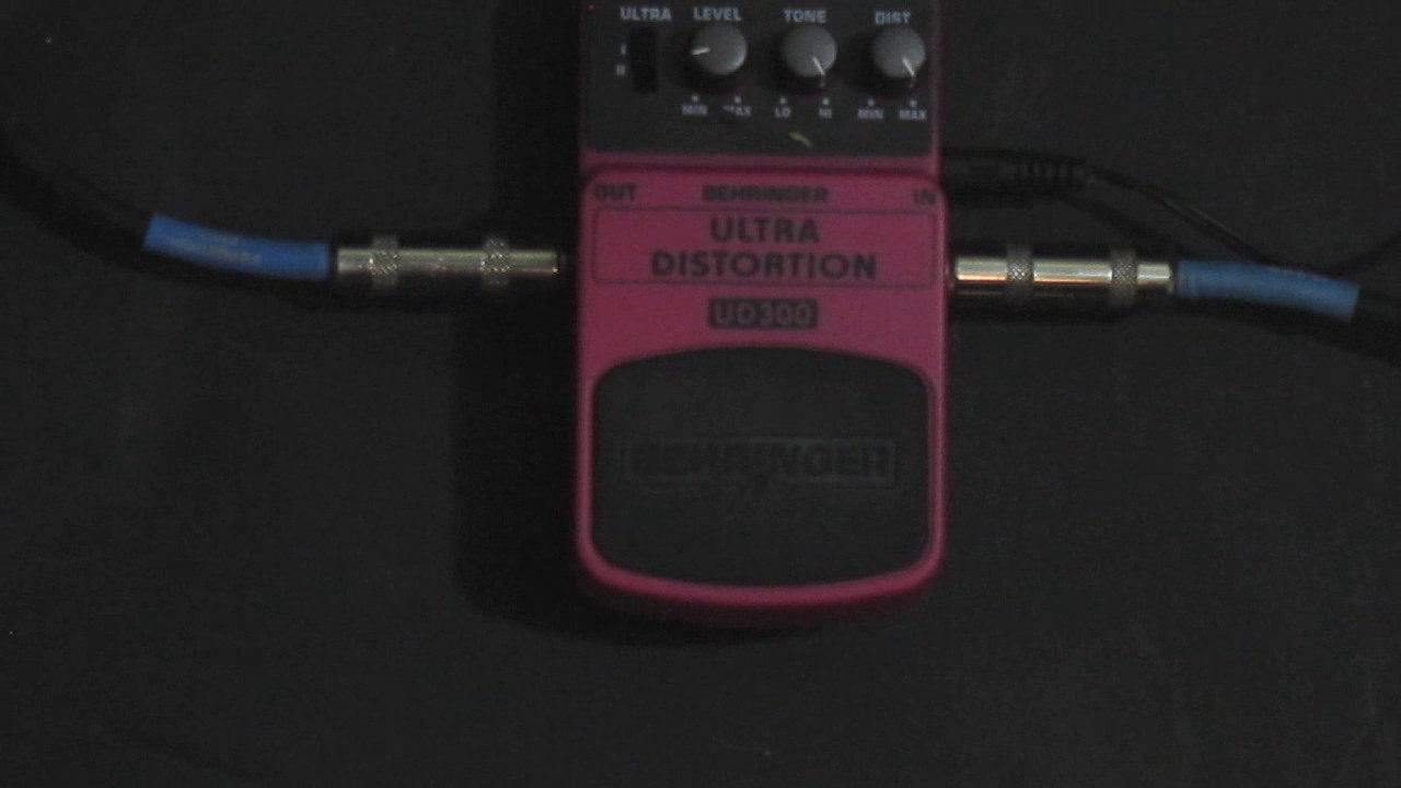 Behringer UD300 Ultra Distortion nirvana medley 2 - YouTube