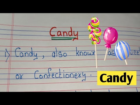 10 Lines on Candy / Essay on Candy 🍬 in english/ Few Sentences about ...