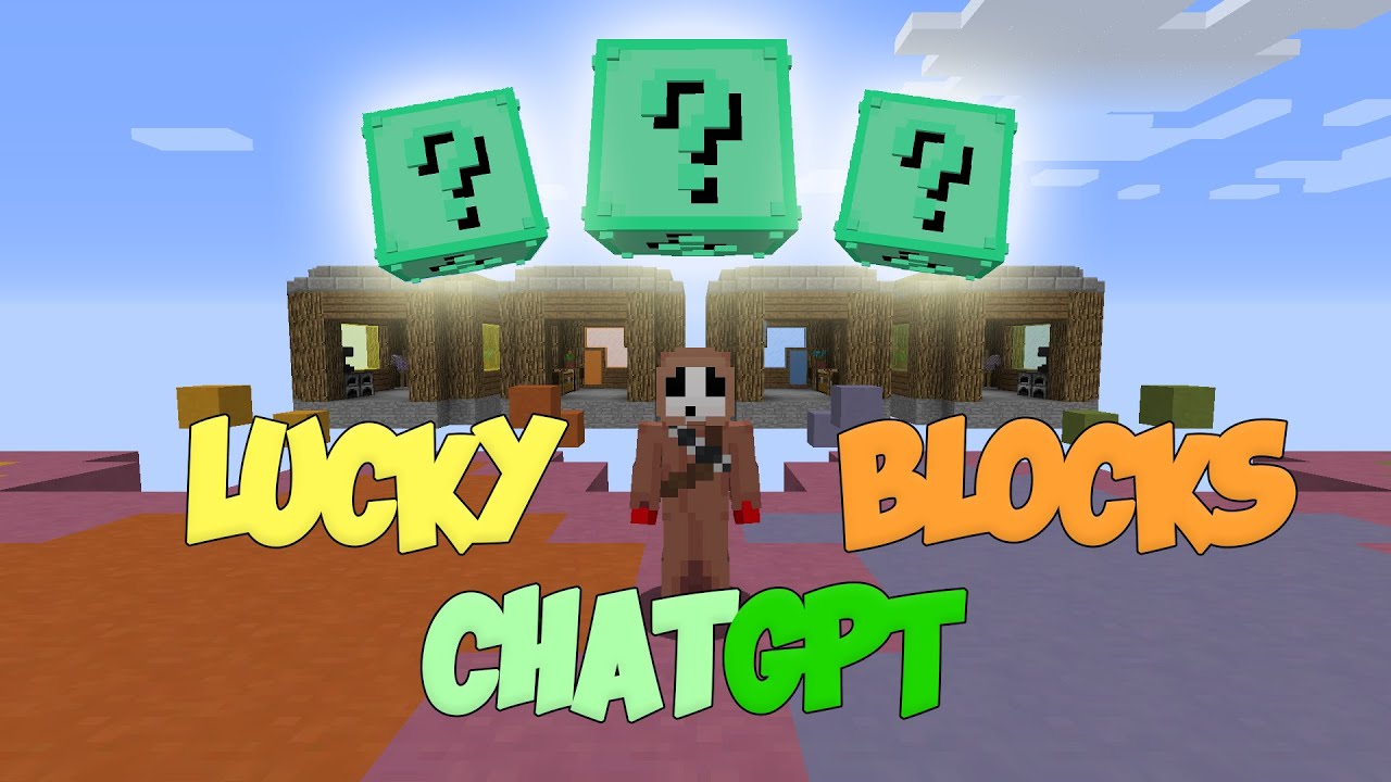 ¡LUCKY BLOCKS creados por CHATGPT! | MINECRAFT 1.8 - YouTube