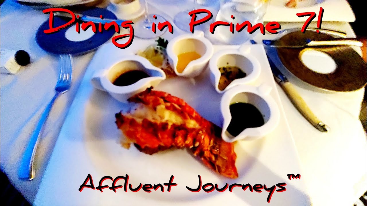 Seven Seas Explorer Dining: Prime 7 - YouTube