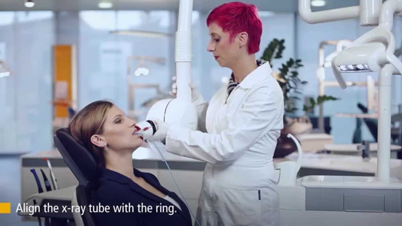 Correct positioning of XIOS XG Supreme sensors: Bitewing - YouTube