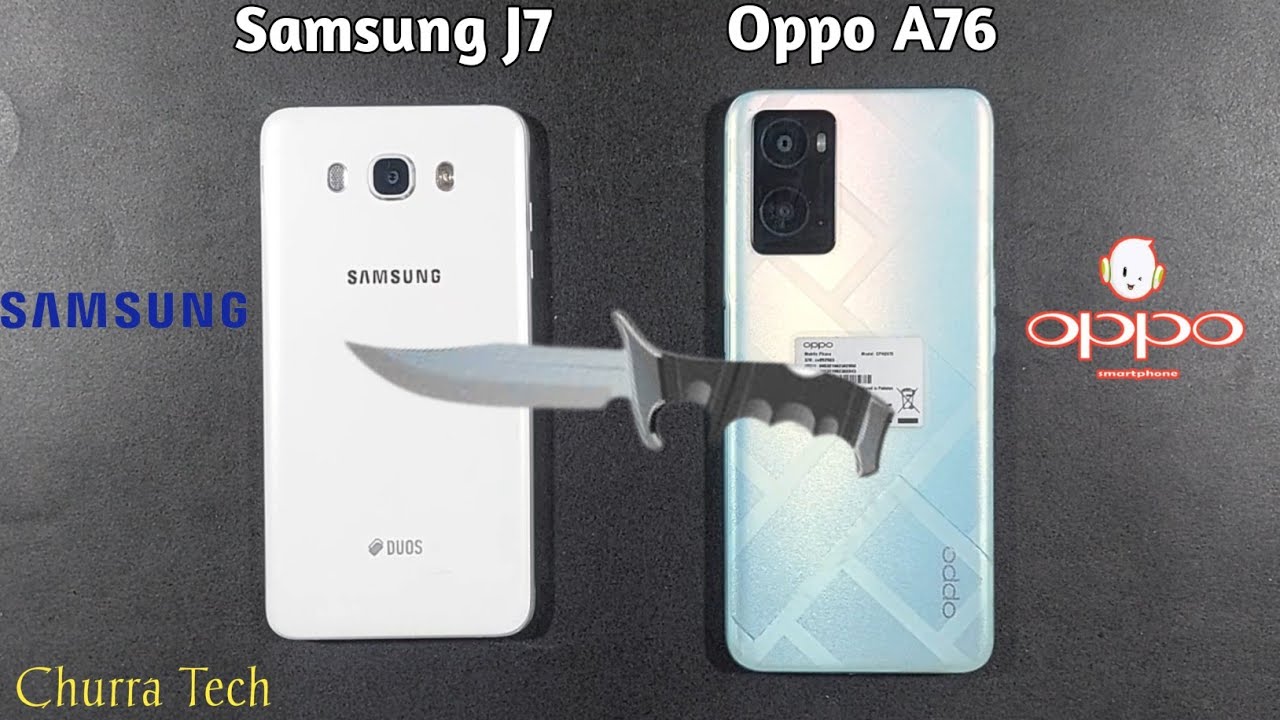 Samsung Galaxy J7 (2016) Vs Oppo A76 Speed Test - YouTube