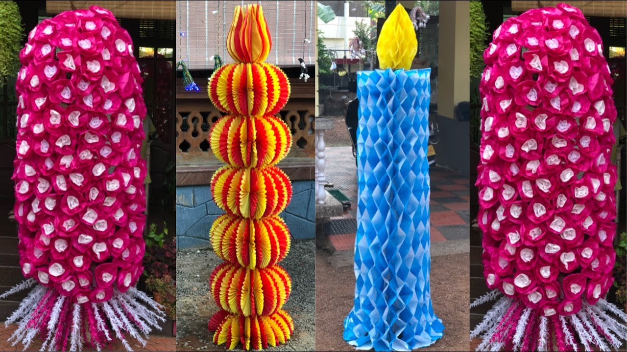 Pindi Decoration Ideas | Pindi Perunnal Flower Making 💞🌹 | Pindi Decoration | Home Decor - YouTube