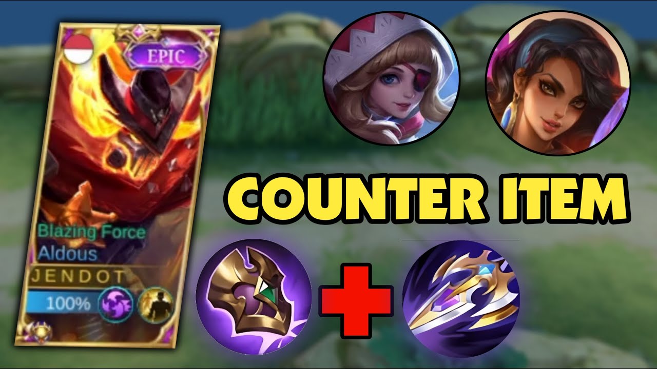 BUILD ALDOUS COUNTER RUBY & ESMERALDA - ALDOUS BEST BUILD 2023 | MLBB ...