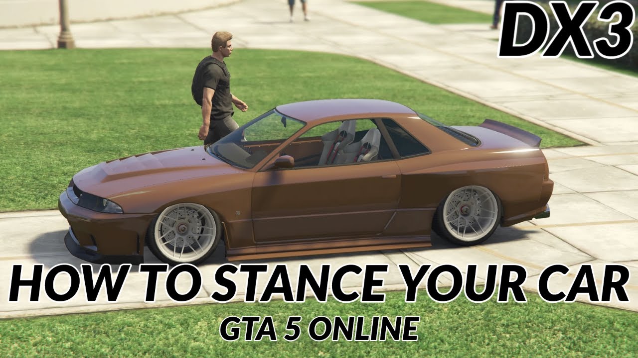 How to stance a car in GTA 5 (Online) - YouTube