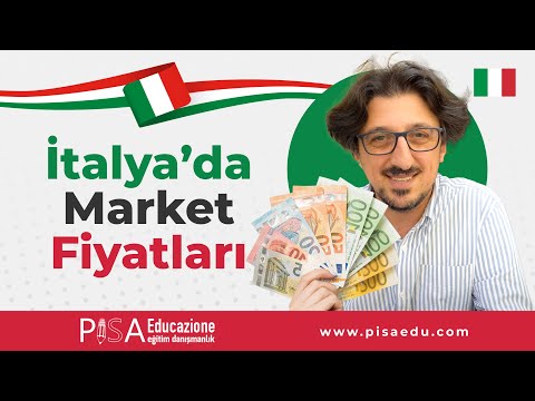 İtalya'da Market Fiyatları - Ahmet Ebcim - Pisa Edu