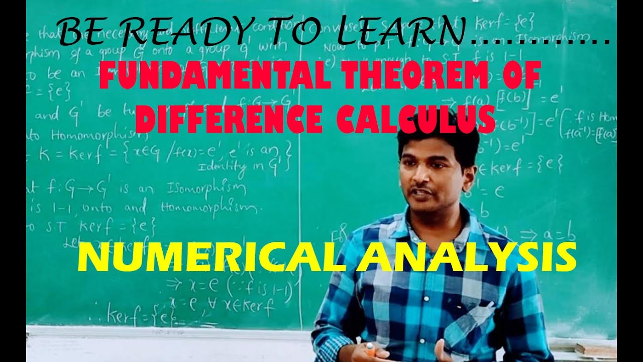 FUNDAMENTAL THEOREM OF DIFFERENCE CALCULUS - YouTube