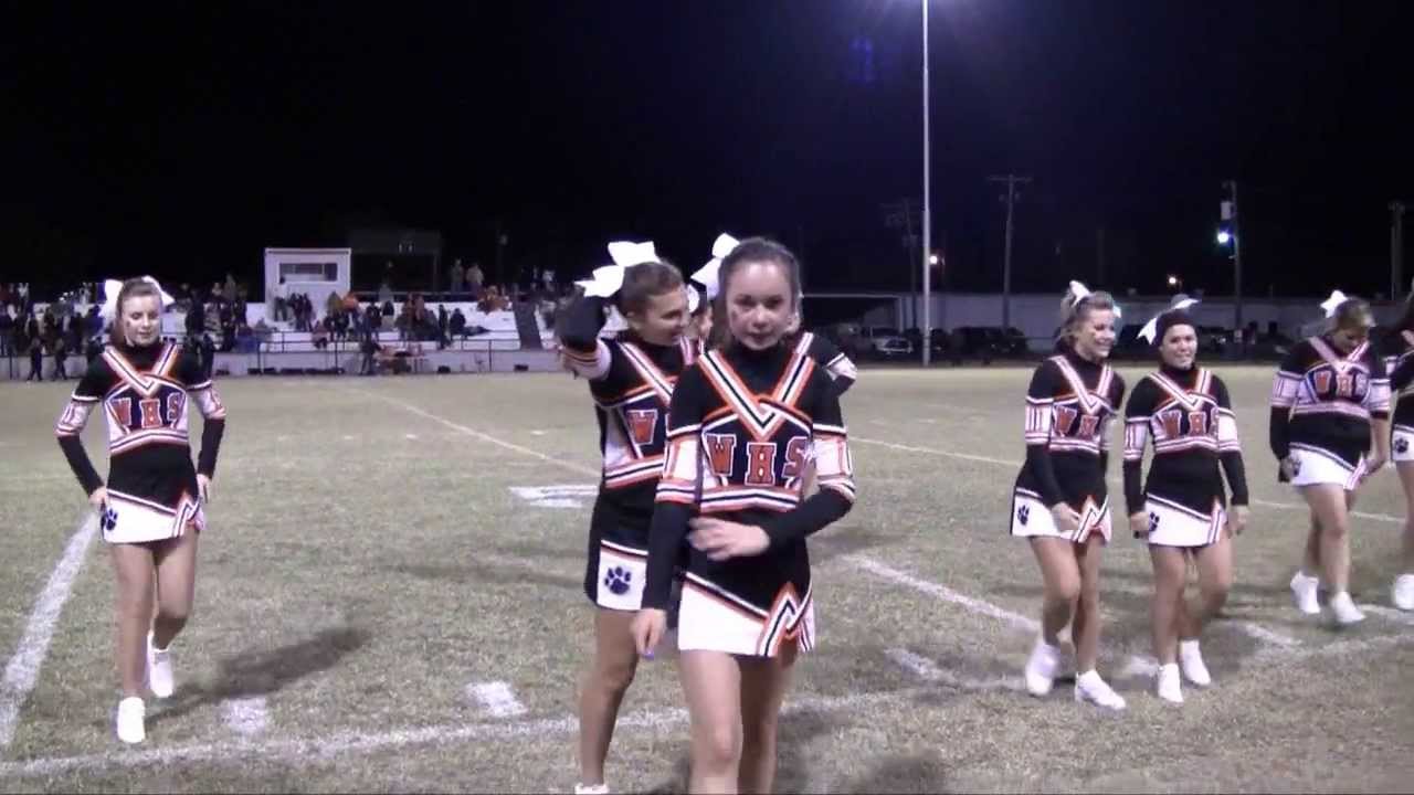 WHS Cheer Halftime Dance 10-25-2013 - YouTube