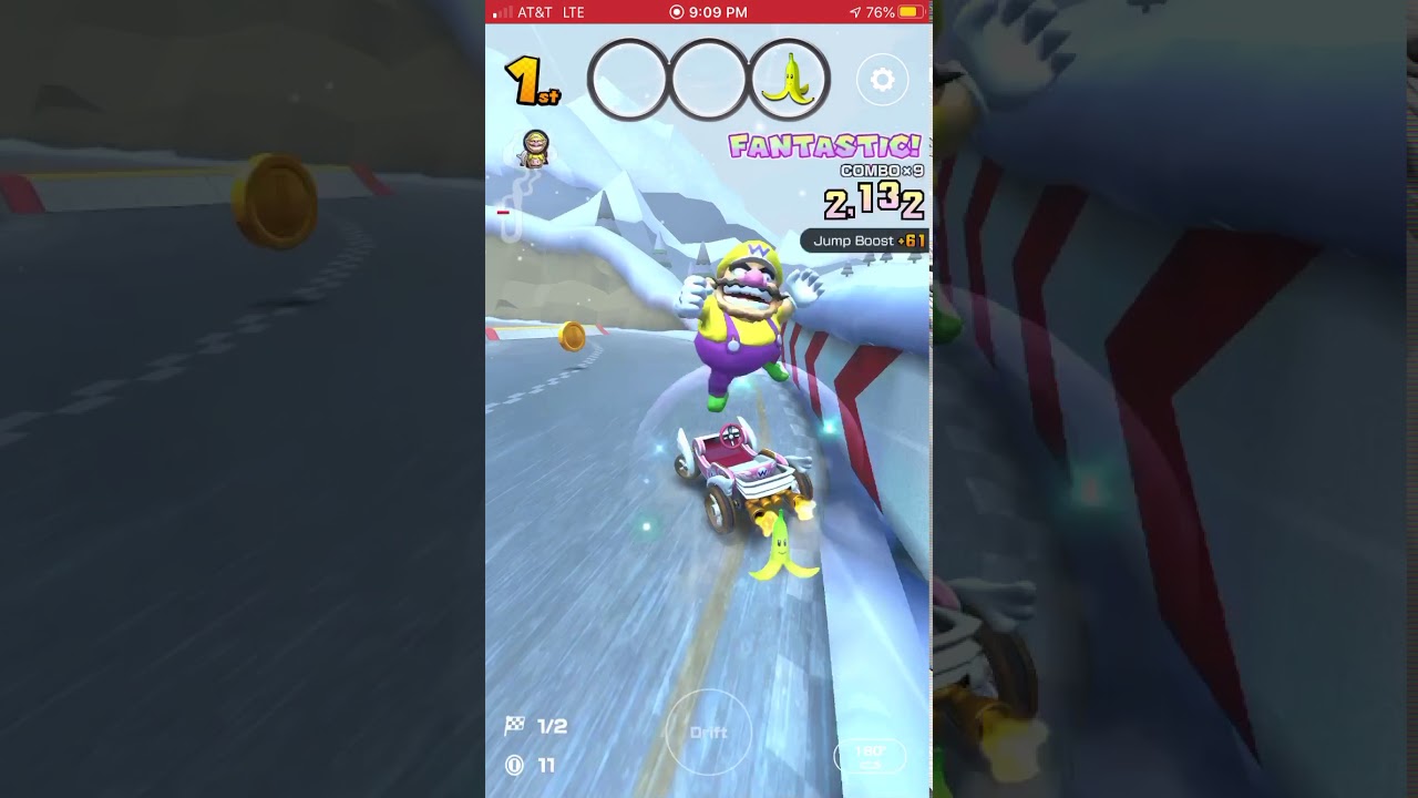 Mario Kart Tour - DS DK Pass T - 150cc Gameplay (12,623 pts.) - YouTube