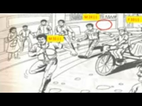 Sample PPDT story for a crowded picture. Scene Chain snatching. SSB ...