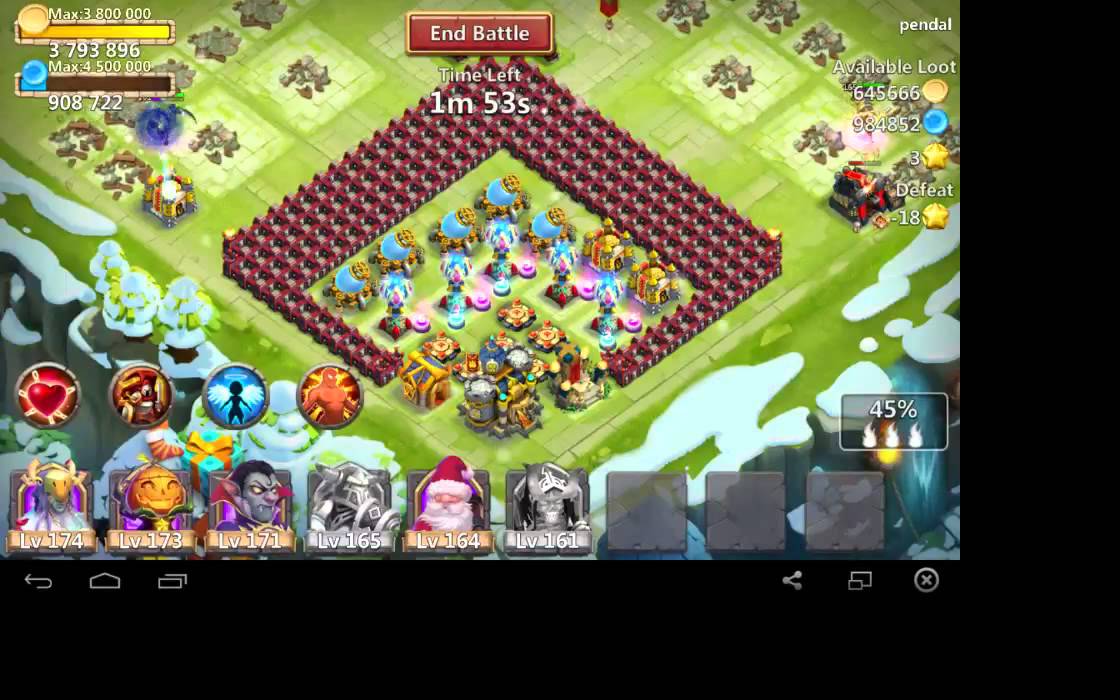 castle clash raid - YouTube