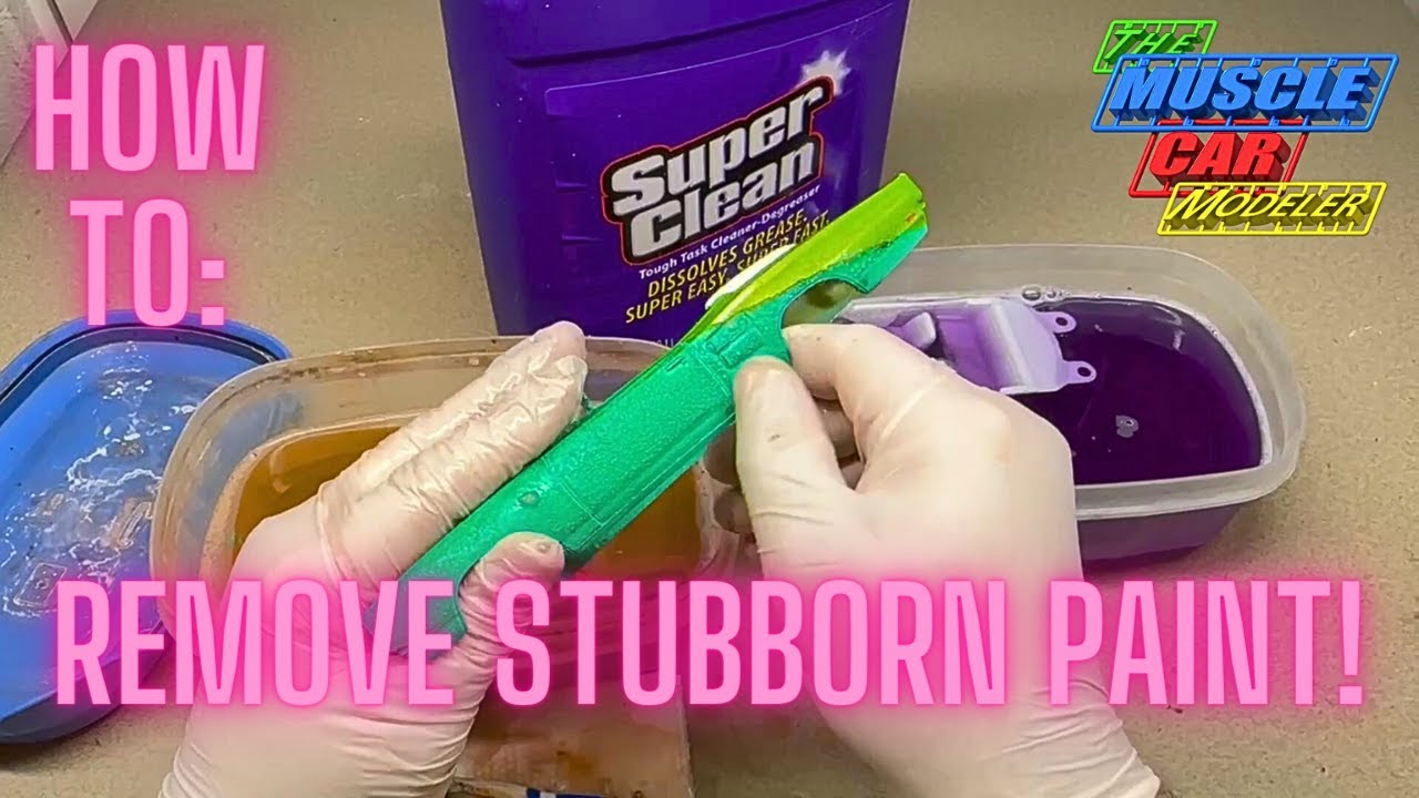 How To: Remove Stubborn Paint from a Model Body! - YouTube