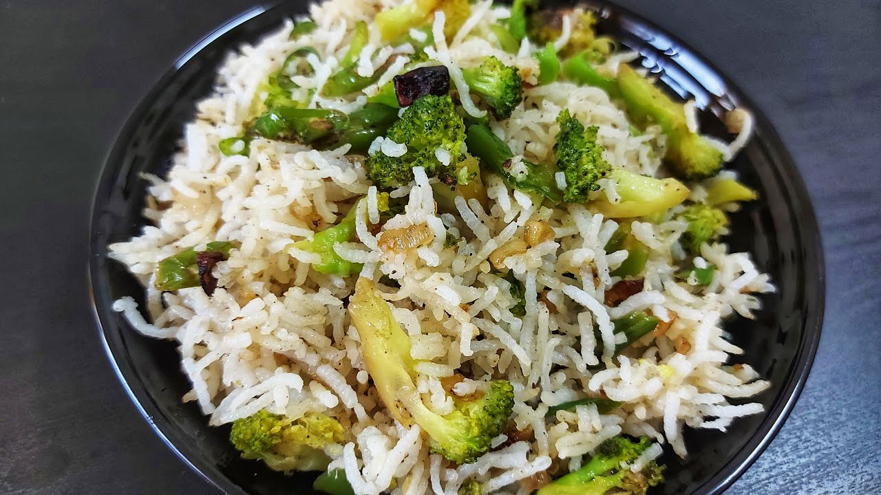 Delicious & variety rice in 5 minutes | Broccoli rice | Lunchbox ...