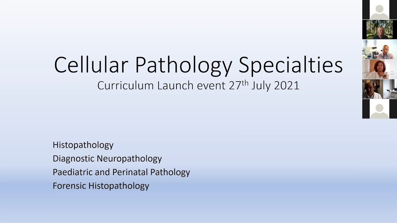 Cellular Pathology curriculum launch - YouTube