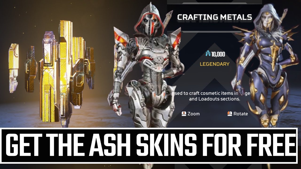 How To Get Free Ash Skins In Apex Legends Season 11 - YouTube