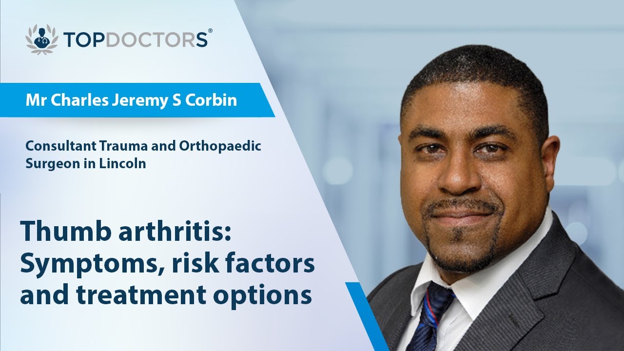 Thumb arthritis: Symptoms, risk factors and treatment options - Online ...