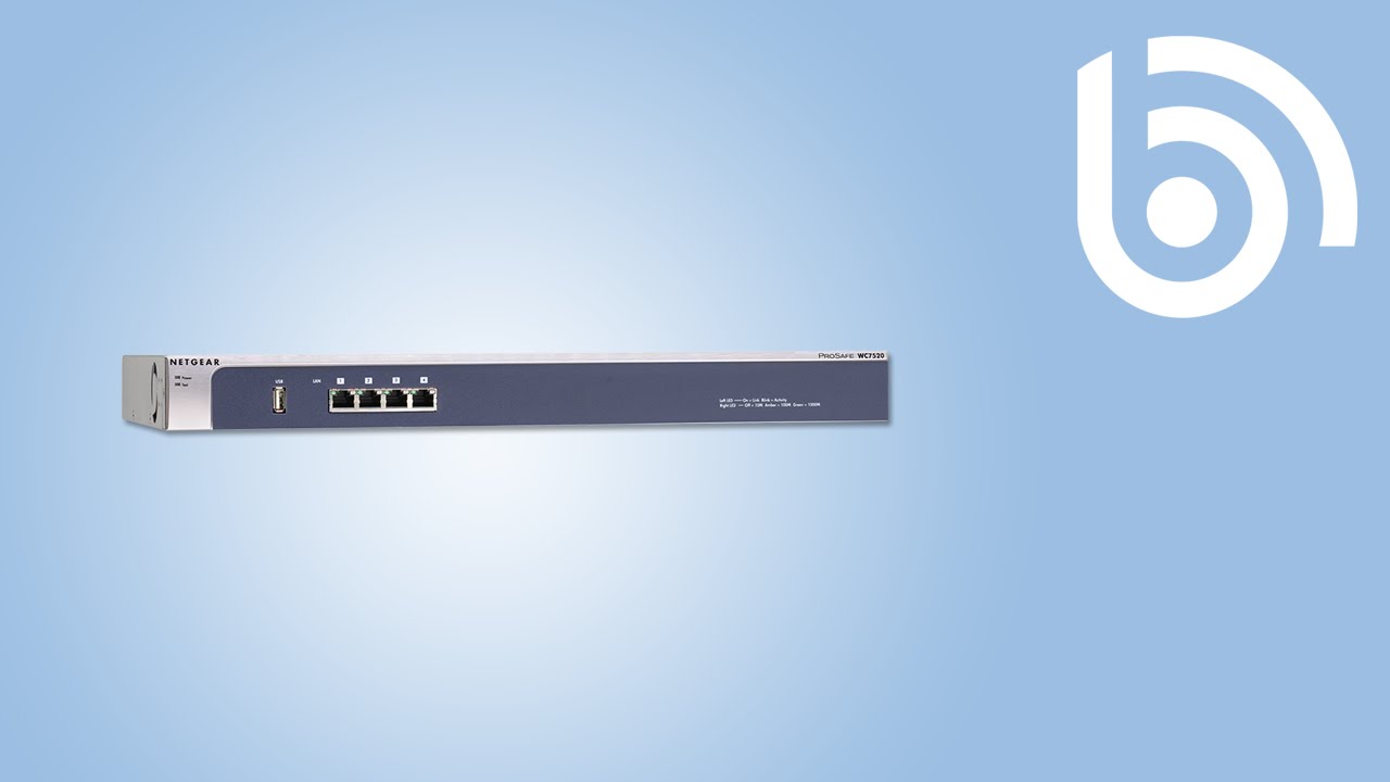 Netgear WC7520 ProSafe 20AP Wireless Controller Guest Network Setup ...