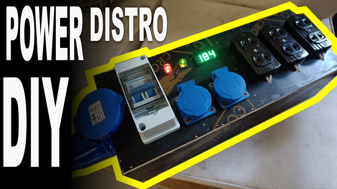 Paano Gumawa ng Power Distribution Box (Power Distro) - YouTube