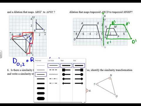 Unit 9 Lesson 8 - Similarity Transformations - YouTube